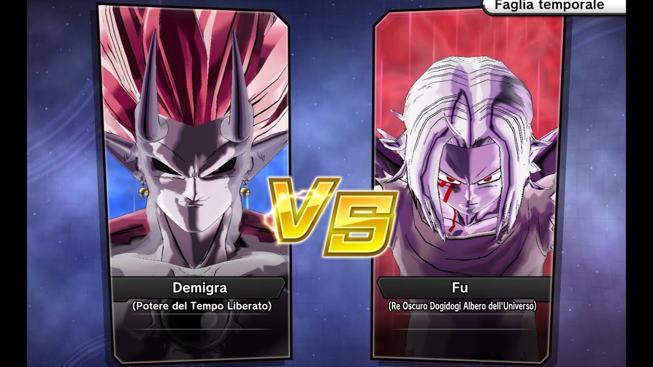 XV2 - Requested match (PC): Demigra (Potere del Tempo Liberato) vs Fu ...
