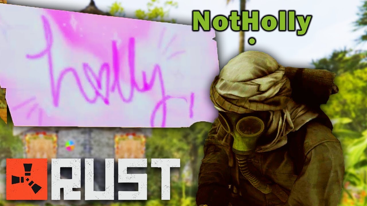 Holly Shows us How to PVP in RUST - YouTube