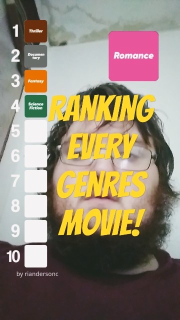 GENRES MOVIE RANKS! - YouTube