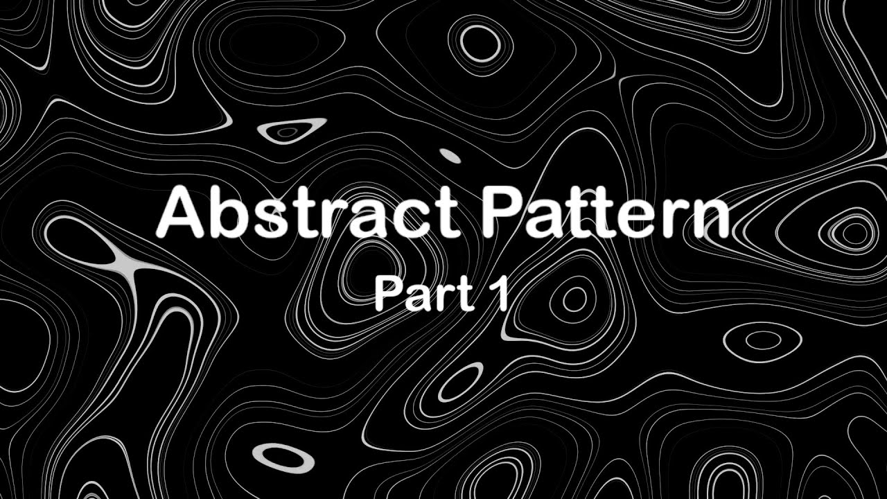 Blender Tutorial/Abstract Background animation/Black and White Wave ...
