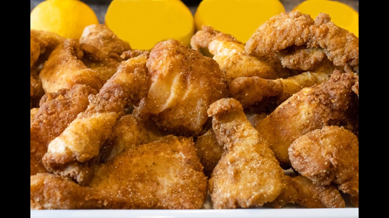 How to make Crispy Golden Brown Catfish Nuggets / Fried Catfish Nuggets ...