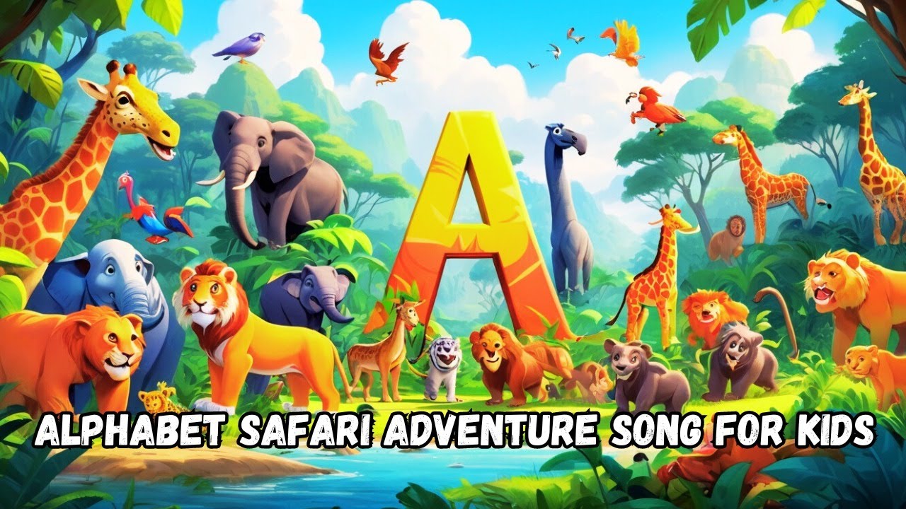 A to Z Animal Expedition Alphabet Safari Adventure Wild Alphabet ...