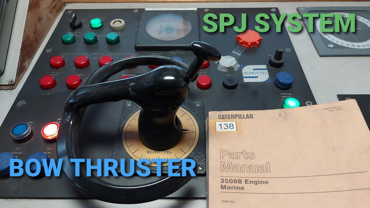 BOW THRUSTER SPJ SCHOTTEL PUM JET||Caterpillar 3508B Engine Marine ...