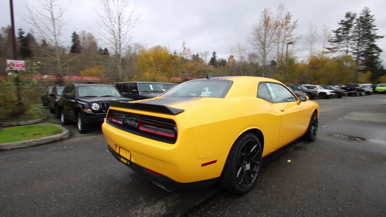 2017 Dodge Challenger | Yellow | HH502337 | Redmond | Seattle | - YouTube