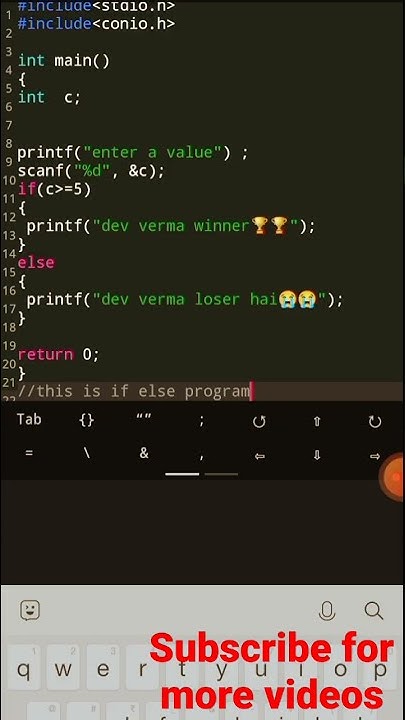 If Else Function C Program 🤘🤟 Shorts Viralvideos Trending Coding