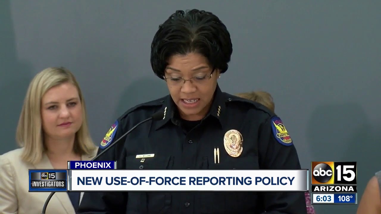 Phoenix police have new use of force reporting policy - YouTube