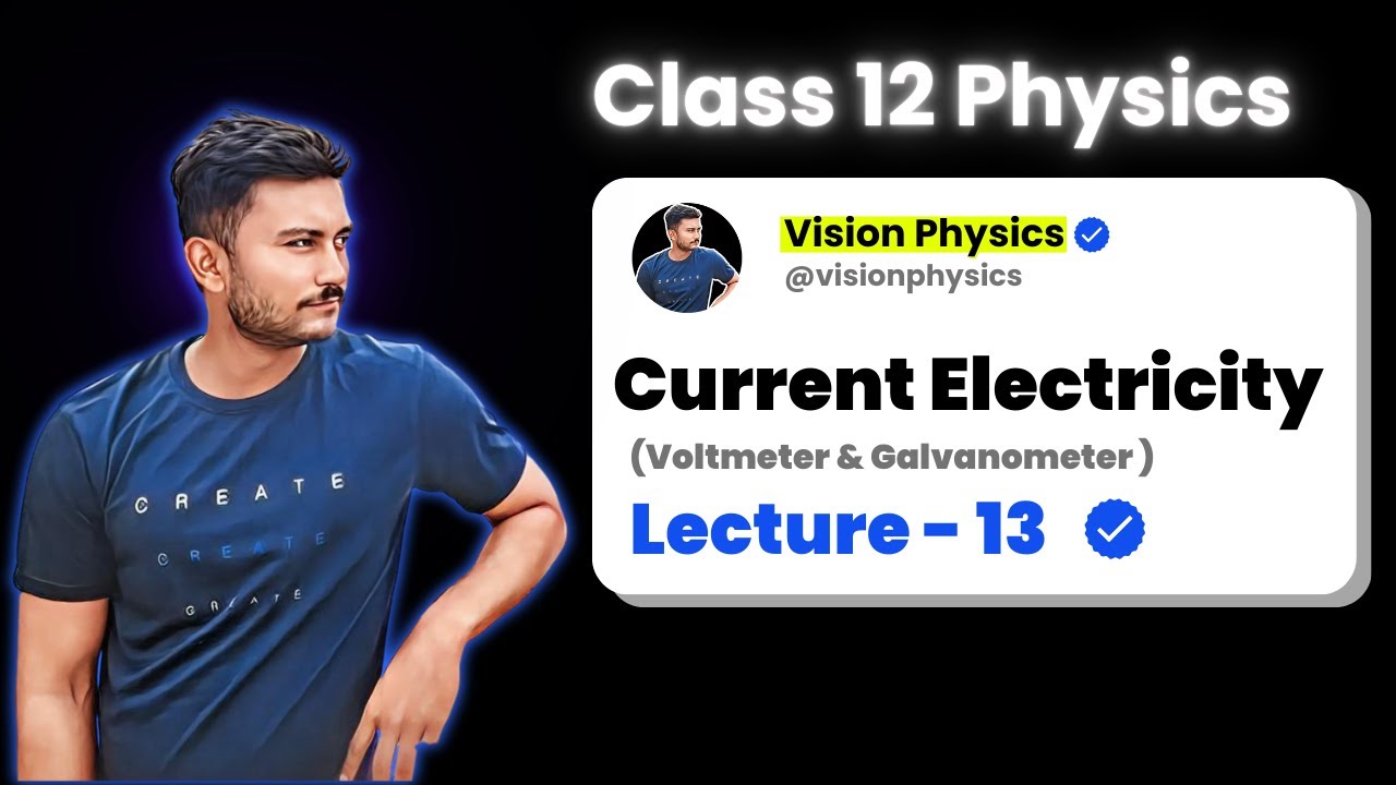Current Electricity | Voltmeter, Galvanometer | Class 12 Physics ...