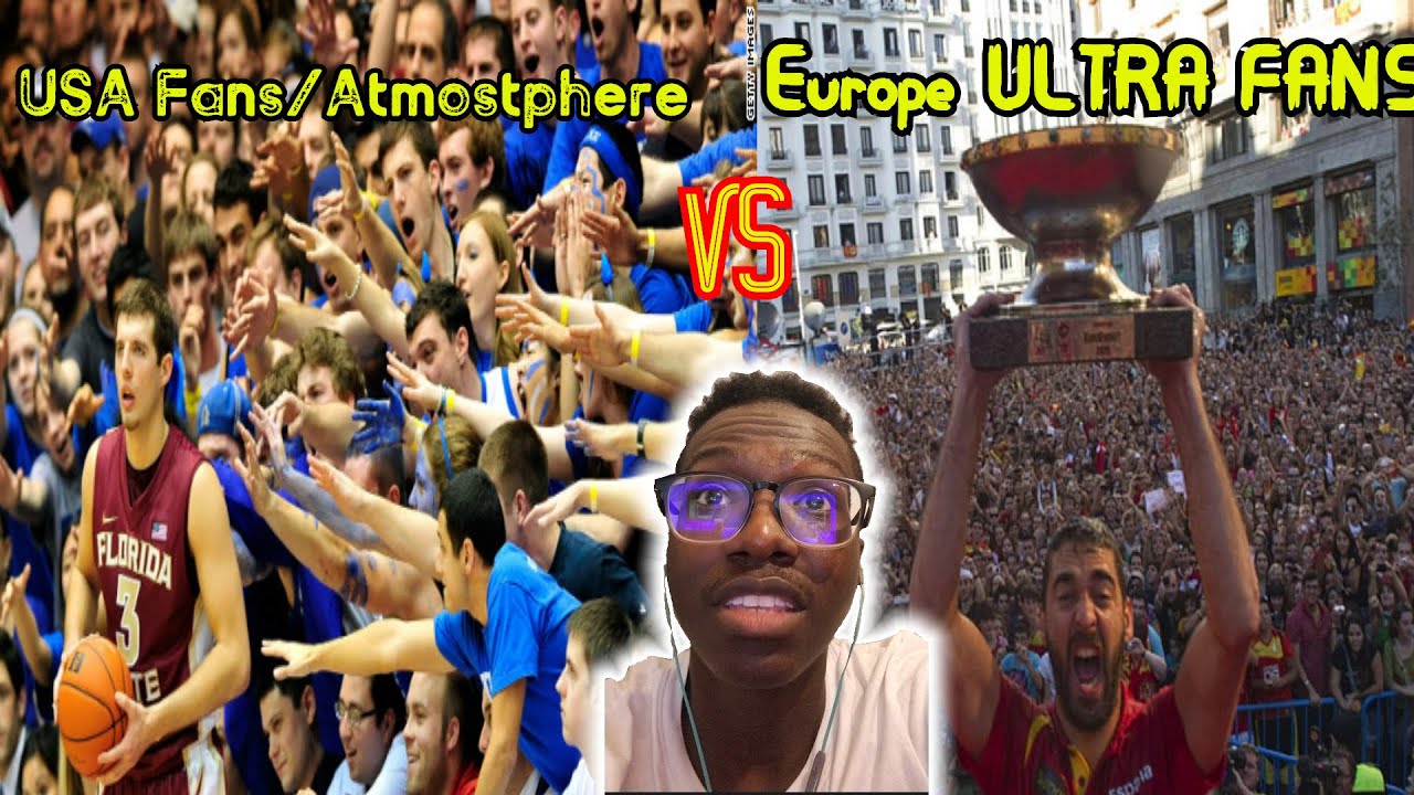 Basketball fans and atmosphere USA vs Europe ULTRA Basketball FANS ...