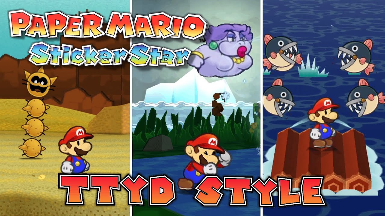 Paper Mario: Sticker Star TTYD Style Textures | Mod & Fangame Showcase ...