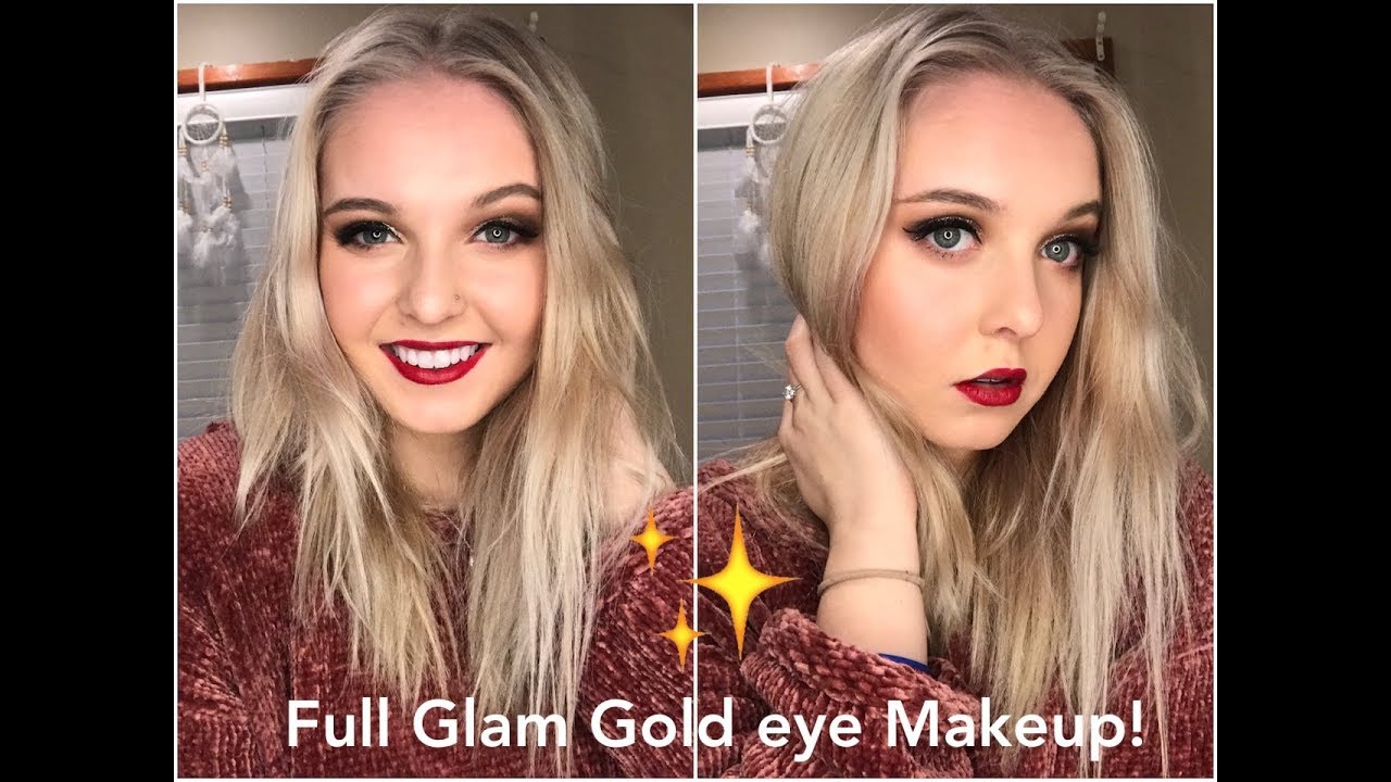 GLAM AF MAKEUP! - YouTube