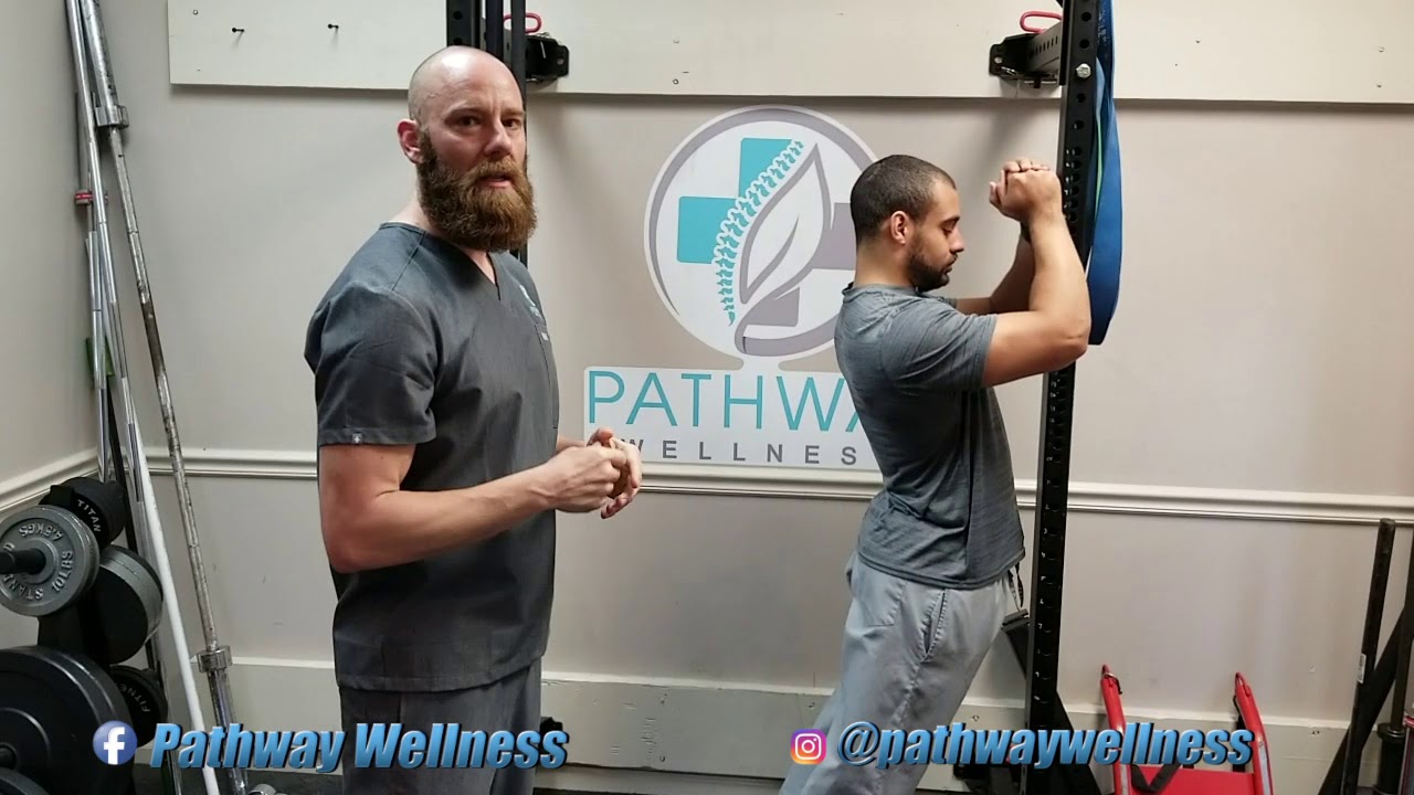 Low Back Rehab Series Lumbar Extensions Standing Variation - YouTube