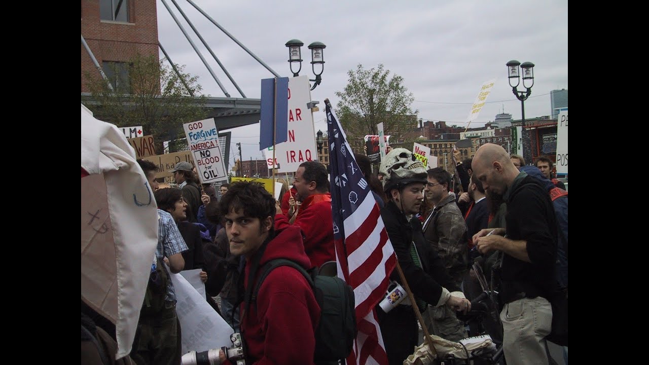 Near 100% Feds Oct 4 2002 Boston Protest - YouTube