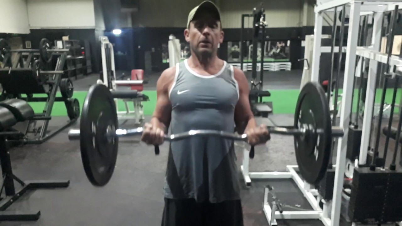 Ez Bar Bicep Curl Youtube