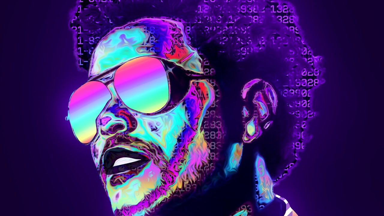 Retro Futuristic Portrait - Timelapse - The Weeknd Fan Art ( Skillshare ...