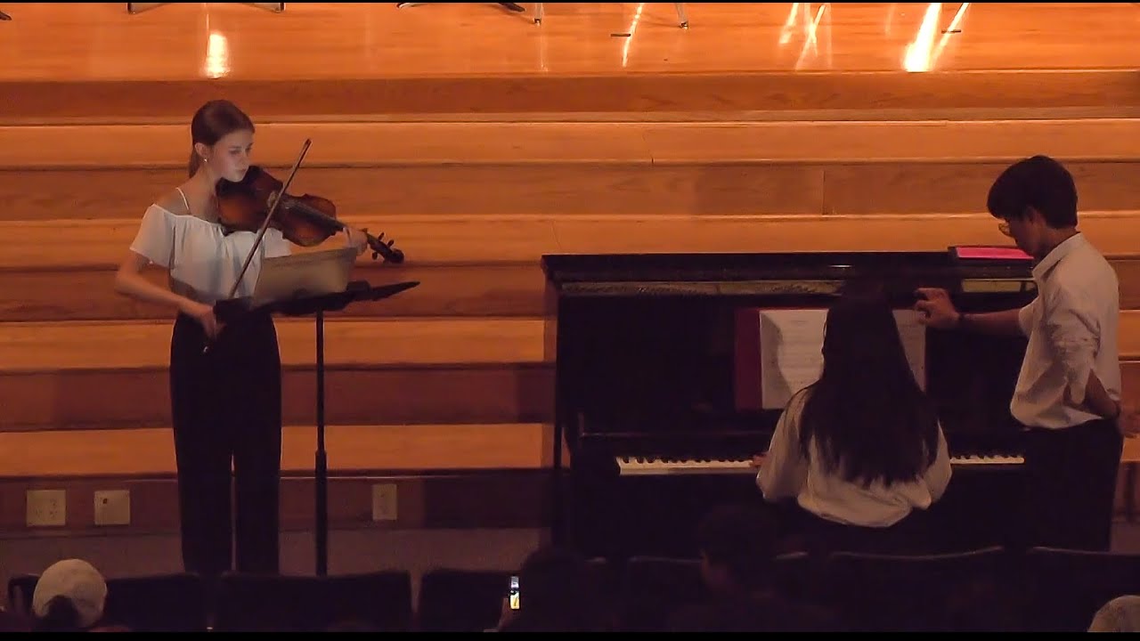 I PERFORMED LIVE in front of my whole SCHOOL! - Violin/Piano duet ...