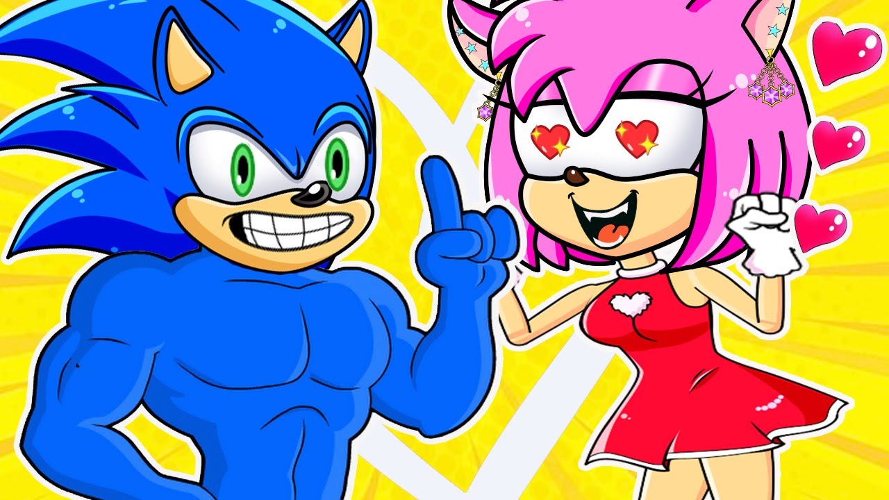 Sonic Handsome, Charming - What Must Amy Do To Reach Sonic?! Fell In ...