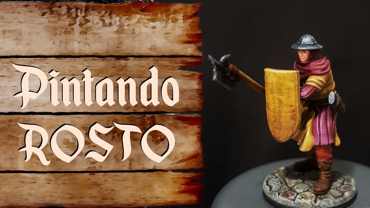 Pintando rosto de miniatura - Speedpaint para board game - YouTube