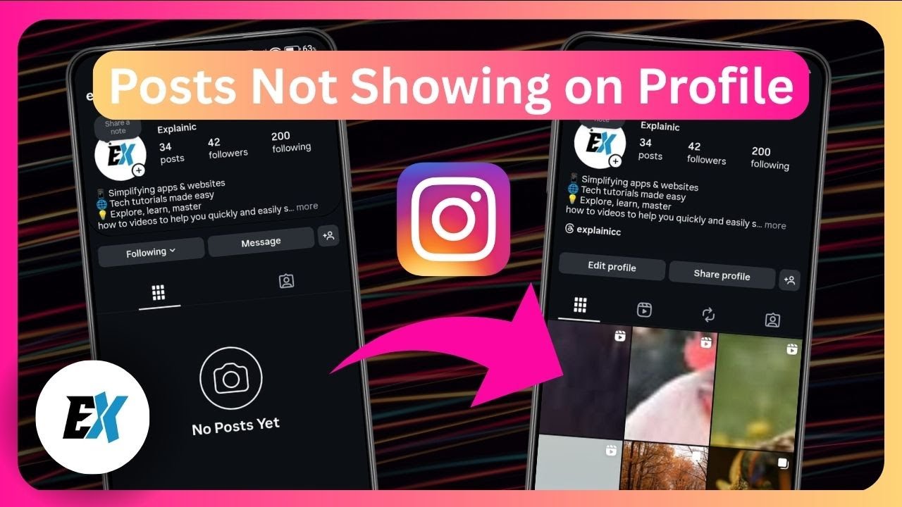 How to Fix Instagram Posts Not Showing on Profile - “No Posts Yet” Even ...