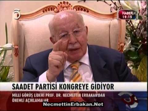 No 277 Prof. Dr. Necmettin ERBAKAN Saadet Partisi Muhteşem Kongreye Gidiyor 14-10-2010