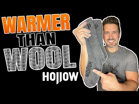 Warmer than Wool! Hollow Socks: The Best Socks for Hunting. Keep your Feet Warm and Dry!