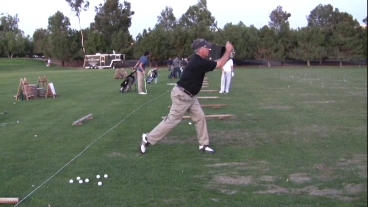 Imitating Moe Norman Golf Swing By Hammer Man Lavery - YouTube