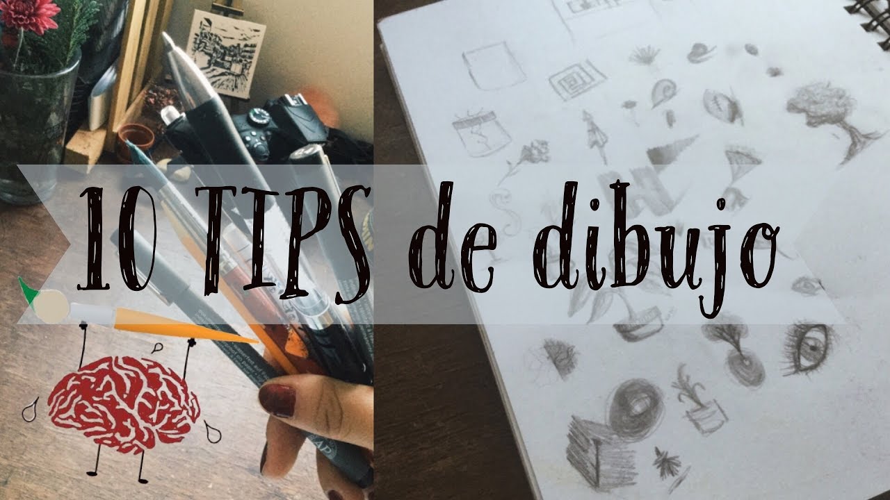 10 TIPS de DIBUJO || Que hacer cuando quieres dibujar pero no sabes qué ...