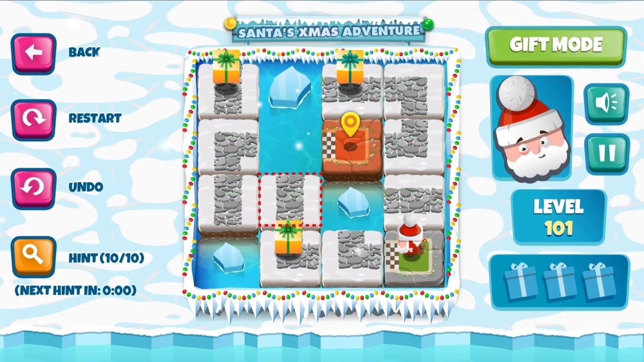 Santa's Xmas Adventure🎅: Gift Mode Level 101 and 102🎁 - YouTube