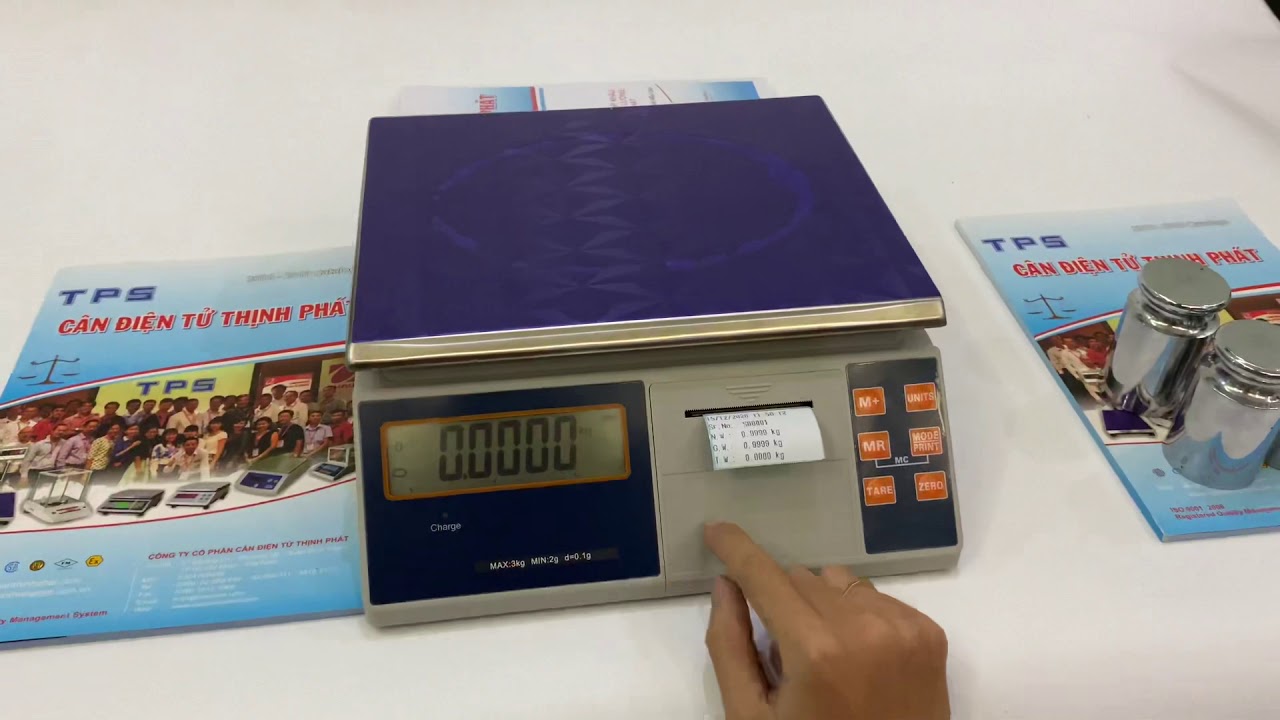 Hướng dẫn hiệu chuẩn cân TPS PWC - YouTube