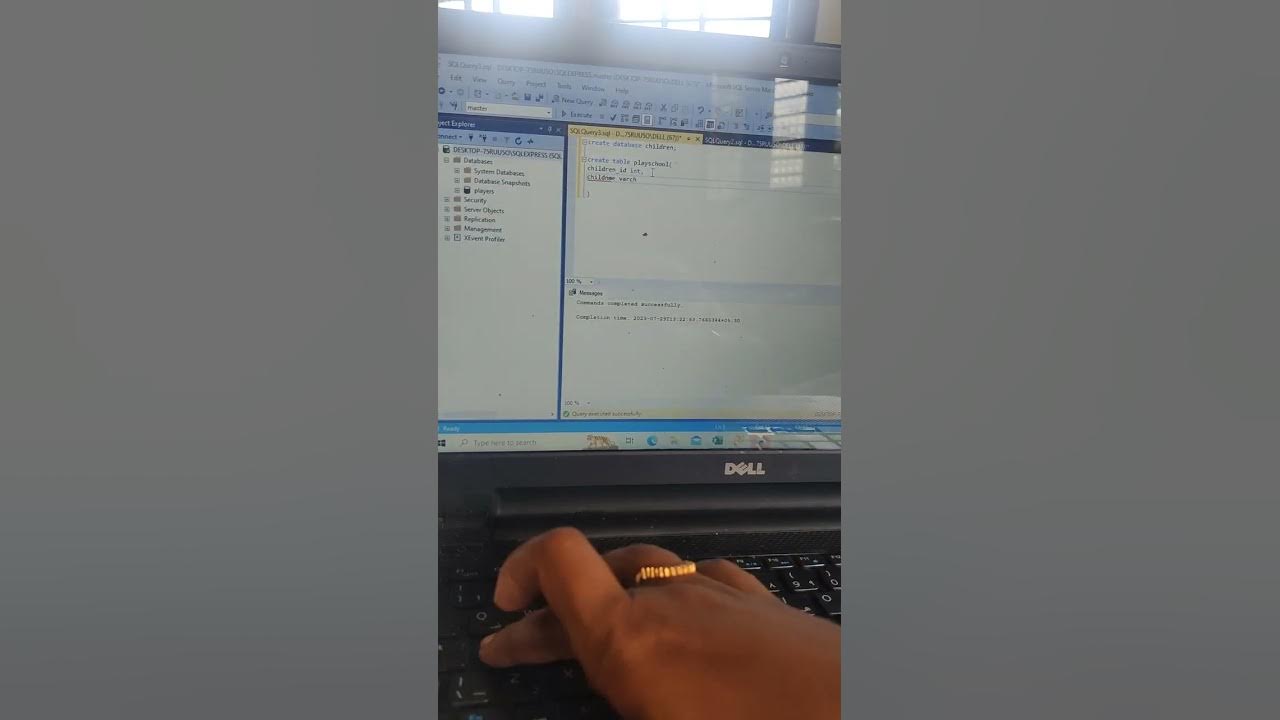 install SSMS(SQL server management studio) ,create database and table insert values - YouTube