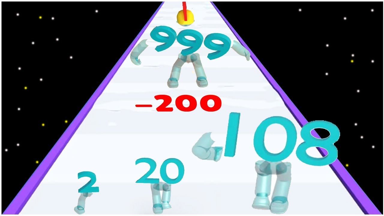 Number Man Run and merge - Gameplay Walkthrough - YouTube