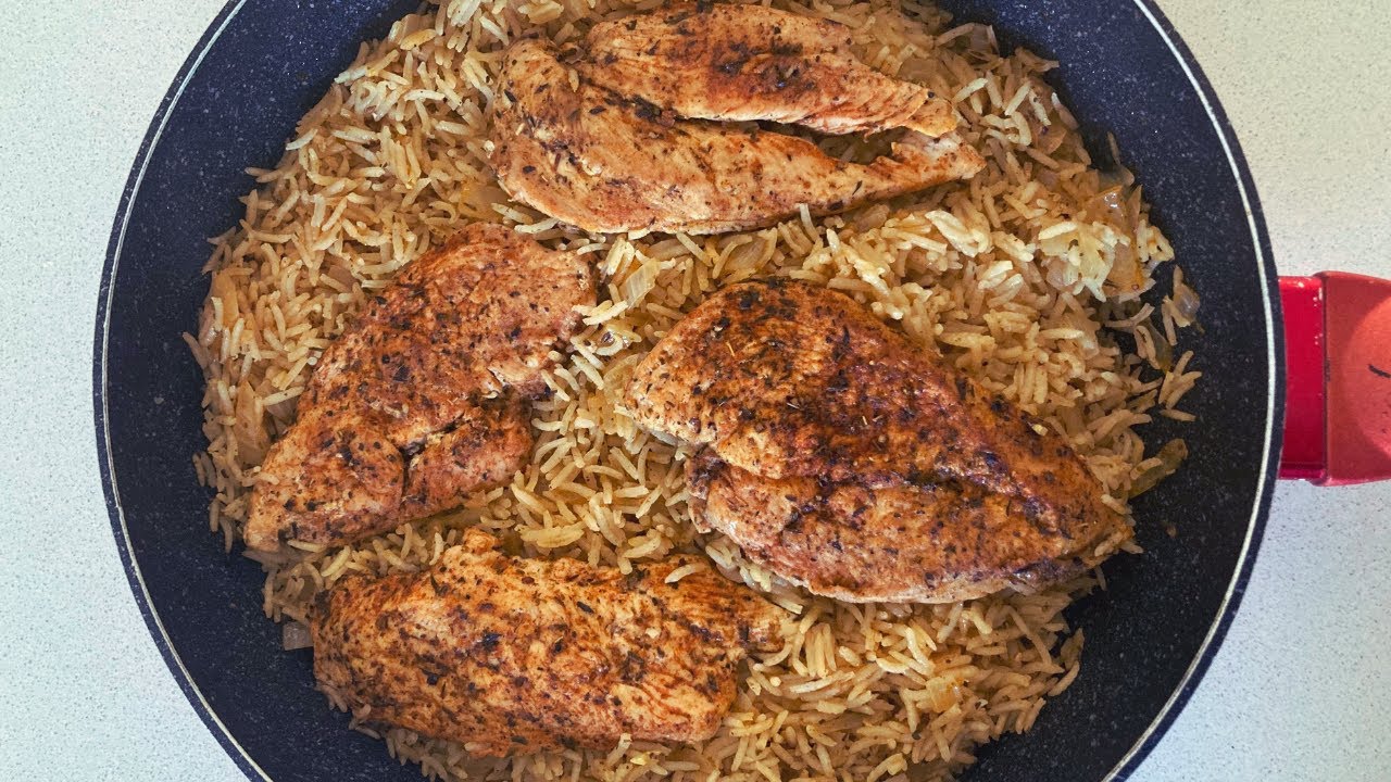 How to make one pot chicken and Rice | Easy One Pot Chicken Rice | One ...