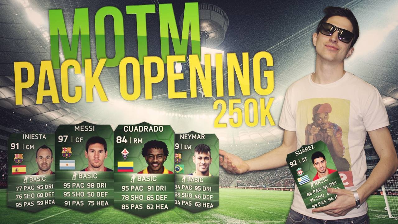 FIFA 14 | MOTM Pack Opening 250k [OMG!] - YouTube