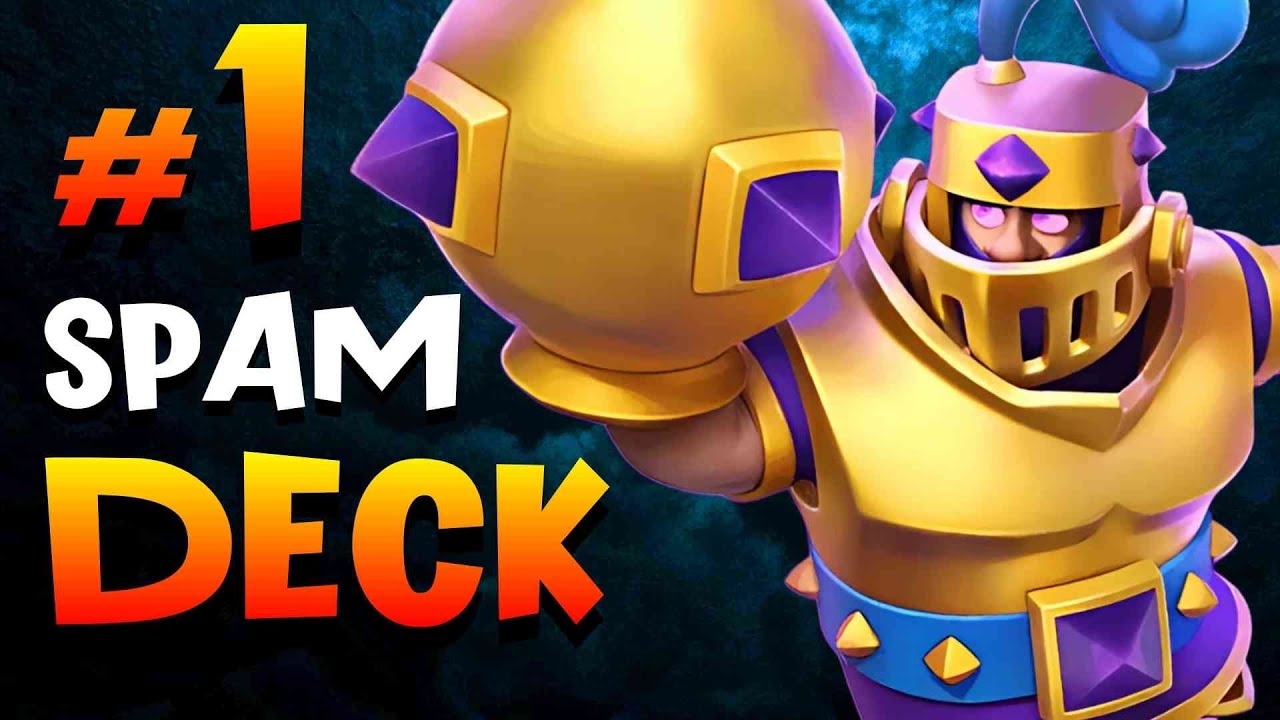 The BEST Mega Knight Spam Deck in Clash Royale - YouTube