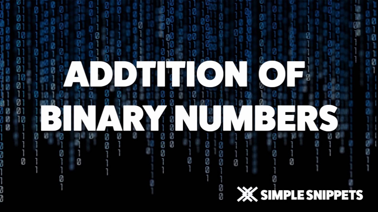 Addition Of Binary Numbers With Fractions Number Systems Addition Of Binary Numbers With Fractions Number Systems