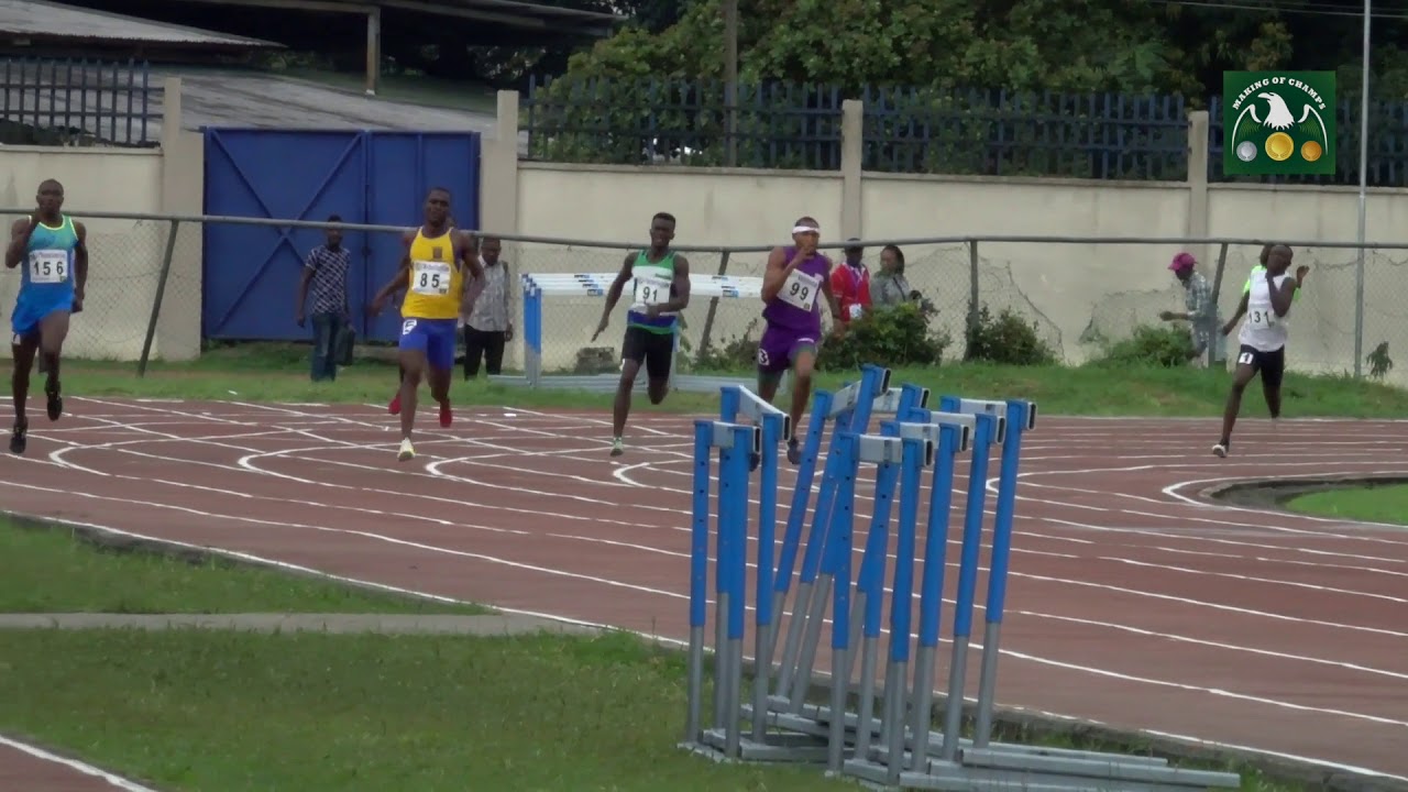 Emmanuel Nimo wins heat 2 of men's 400m at the 2018 West African ...