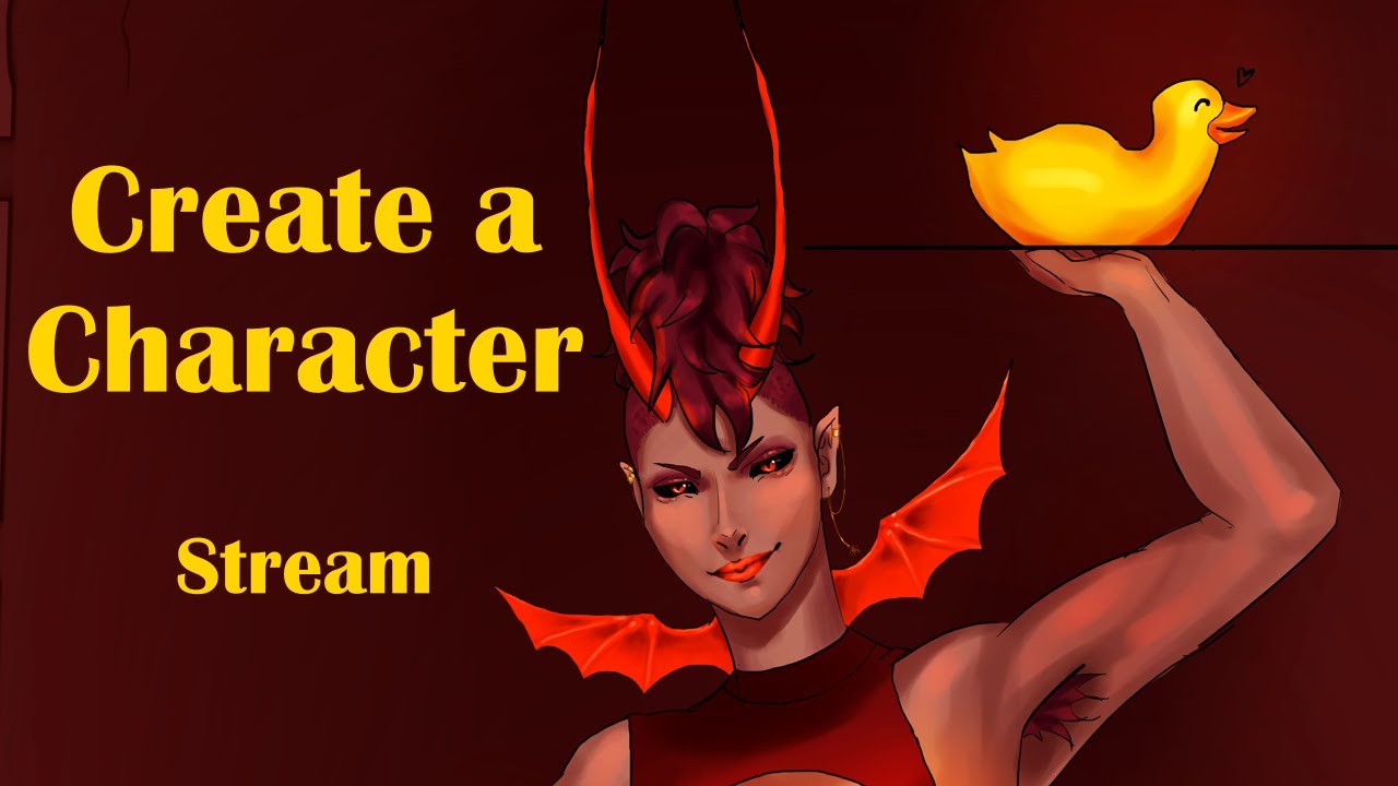 My First Twitch Livestream – Let’s Create a Character! - YouTube