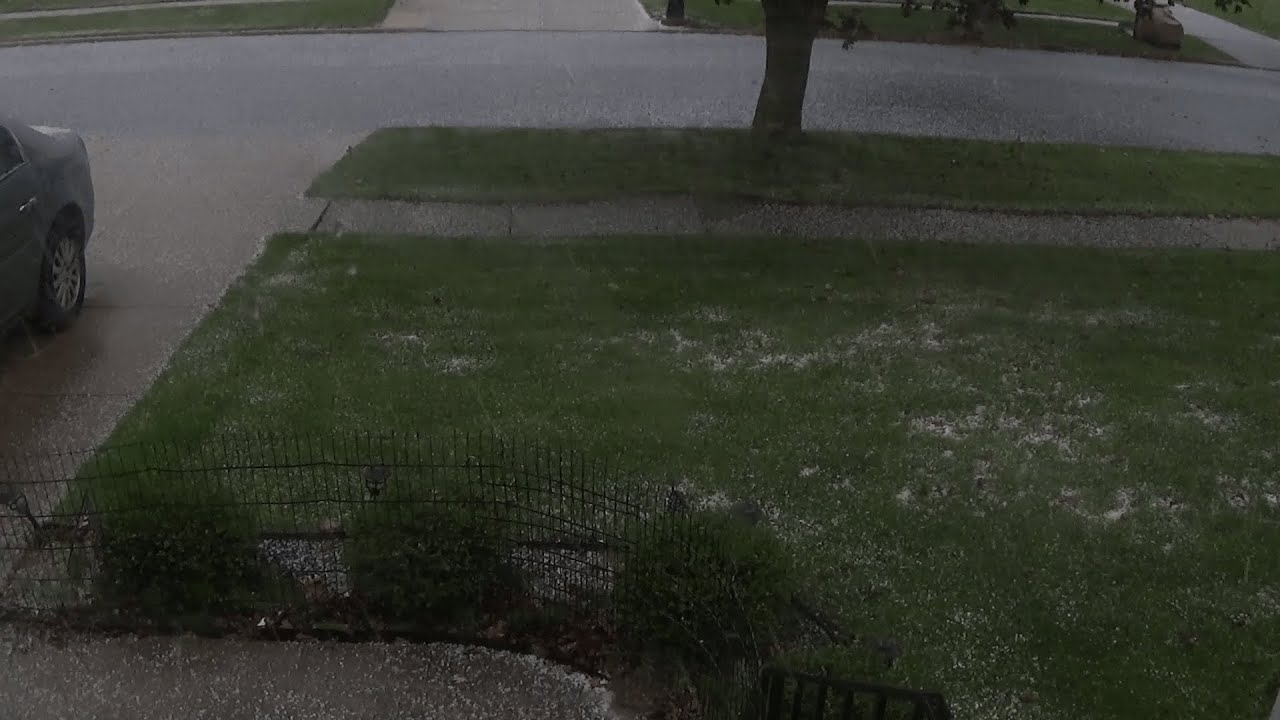 October 17th, 2022: Heavy Graupel/Hail! (First Wintry Precip of 2022/ ...