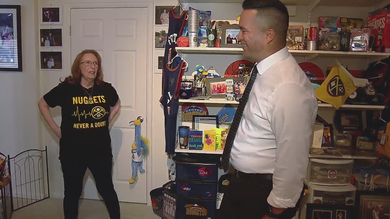 Denver Nuggets superfan Vicki Ray excited to attend her first NBA ...