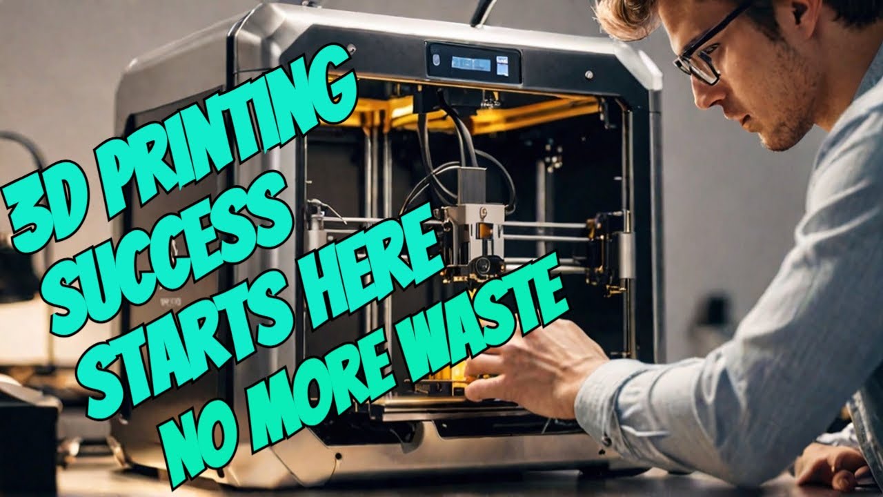 How To Be Successful When 3D Printing | Stop Wasting Material - YouTube