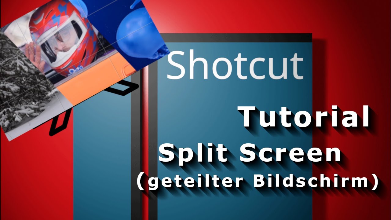 Shotcut Tutorial - Split Screen - geteilter Bildschirm - deutsch - YouTube