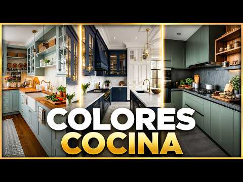 +100 Colores para Cocinas Modernas 2026 | Ideas de Decoración que Transforman tu Hogar