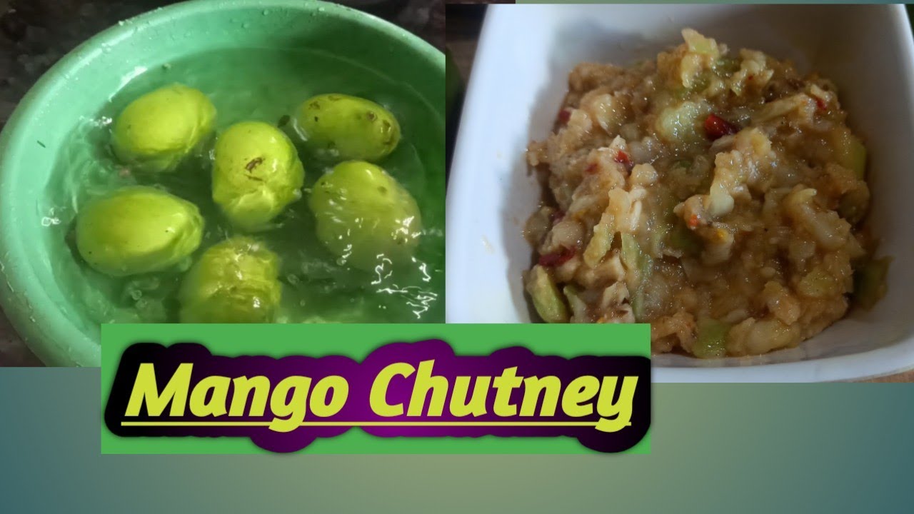 Mango Chutney\\Amba Checha\\Kancha Amba Chatani Recipe\\Raw Mango ...