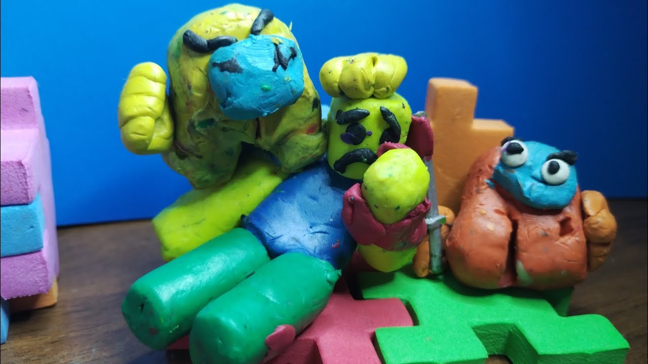 among us VS nod roblox 1 часть анимация пластилина - YouTube