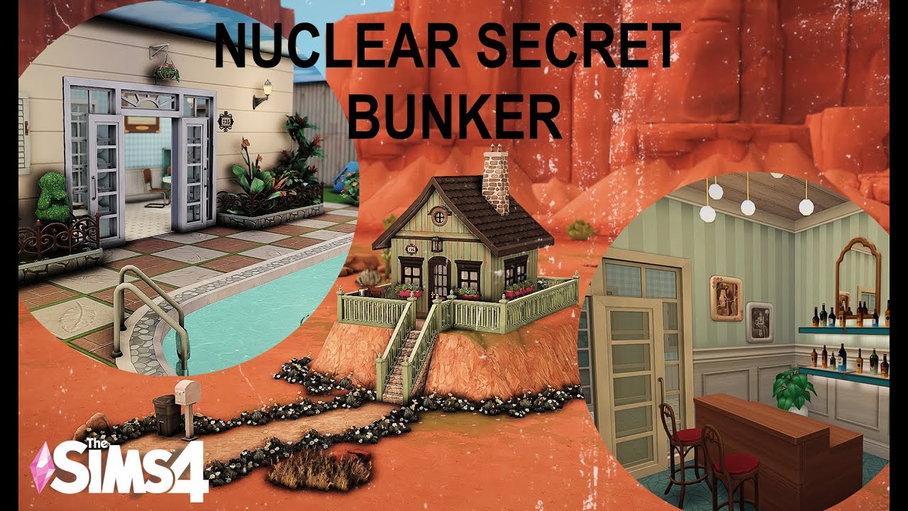 Nuclear Secret Bunker ☢️- The Sims 4 Stop Motion Build - No CC - YouTube