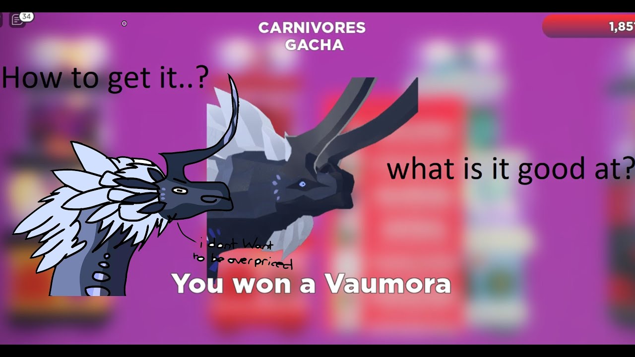 Creatures of sonaria - Facts about the vaumora and how to get it - YouTube