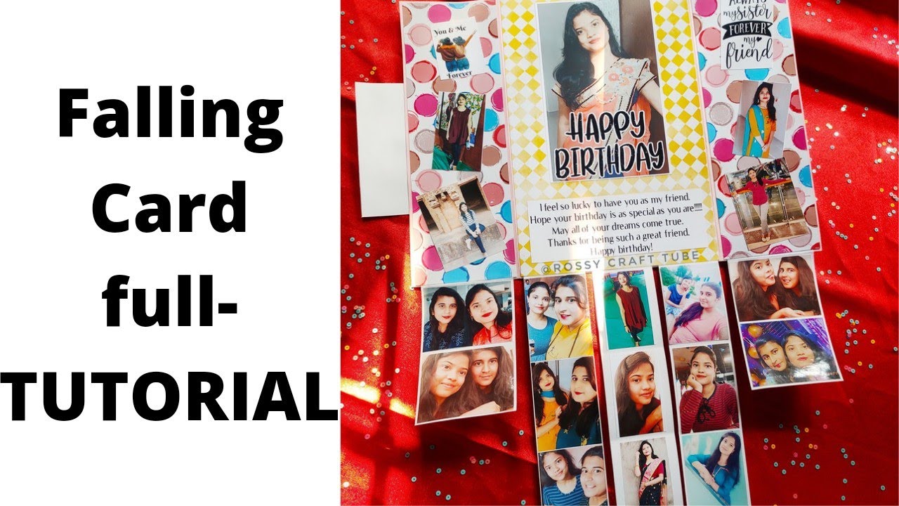 How To Make Photo falling Card || Photo Falling Cards Tutorial ...