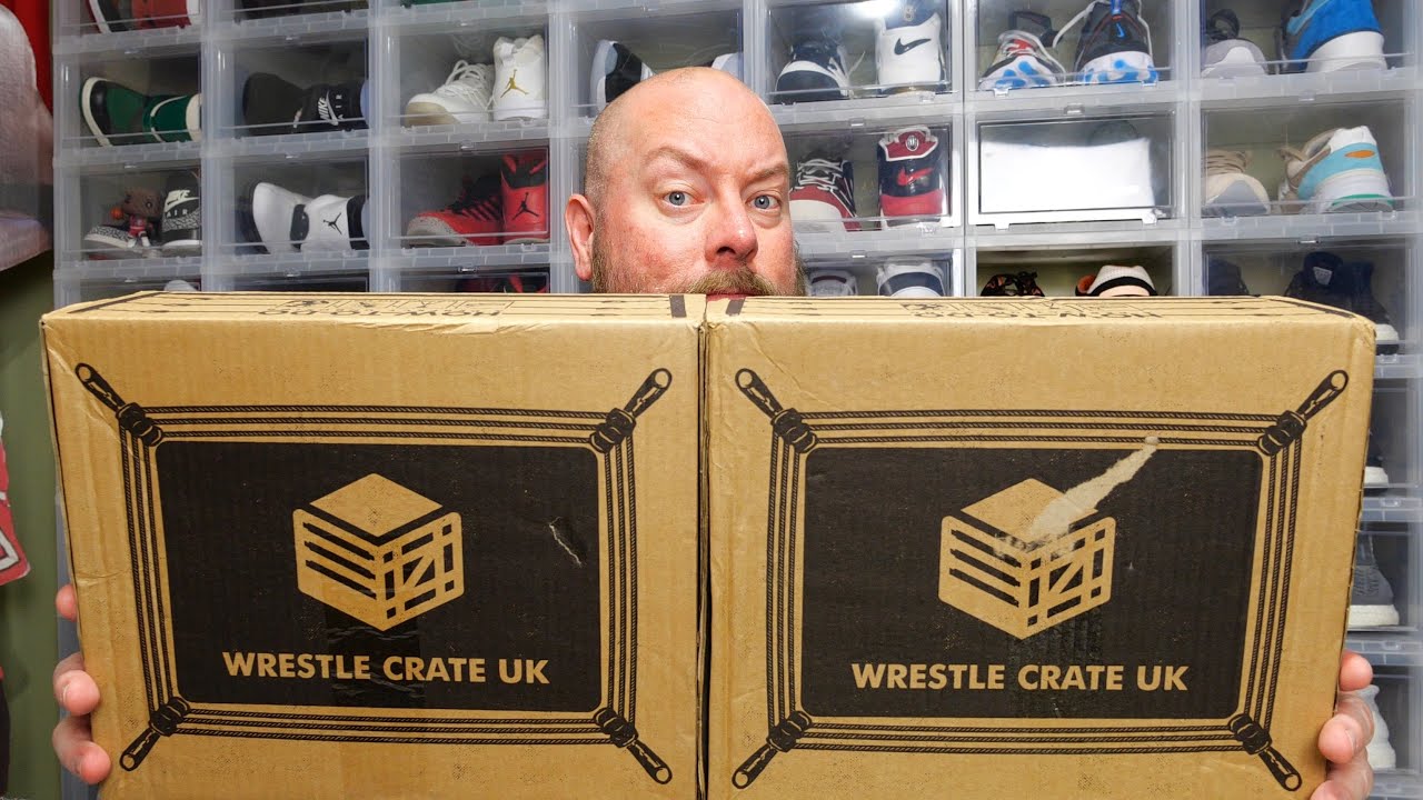 Opening 2 Wrestle Crate UK Mystery Boxes WWE - YouTube