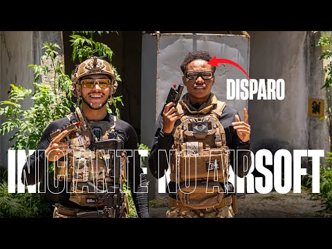INICIANTE NO AIRSOFT | Já tomou um disparo na testa - Airsoft Gameplay