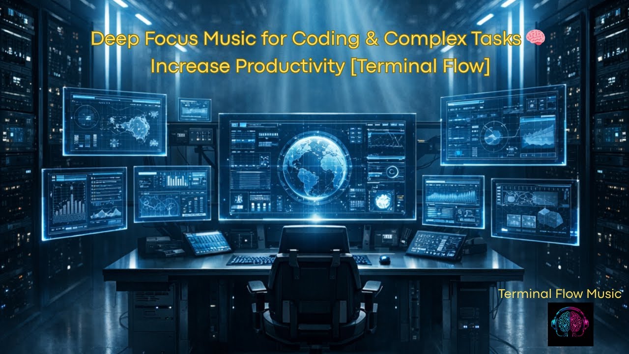 Deep Focus Music for Coding & Complex Tasks 🧠 Increase Productivity ...