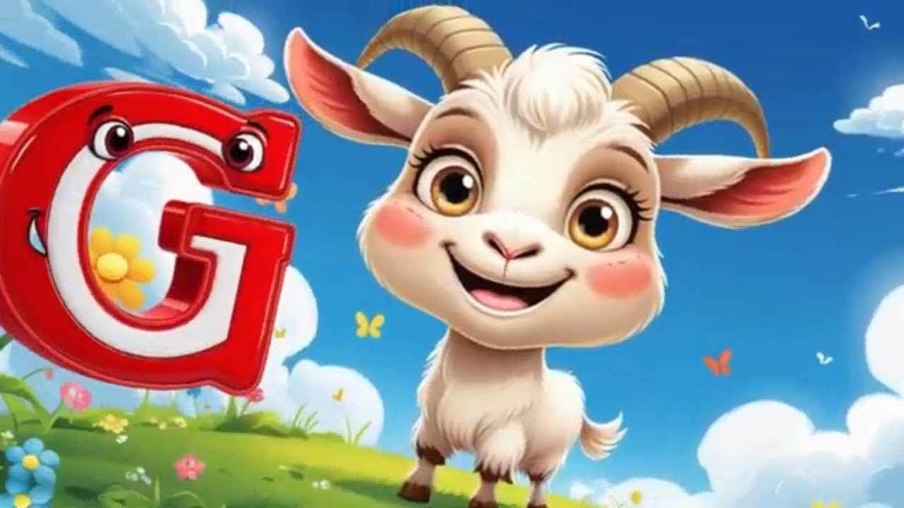 🎉 Learn letters G, H & I - Goat, Horse & Ice Cream! 🍦🐴🐐|For kids ...